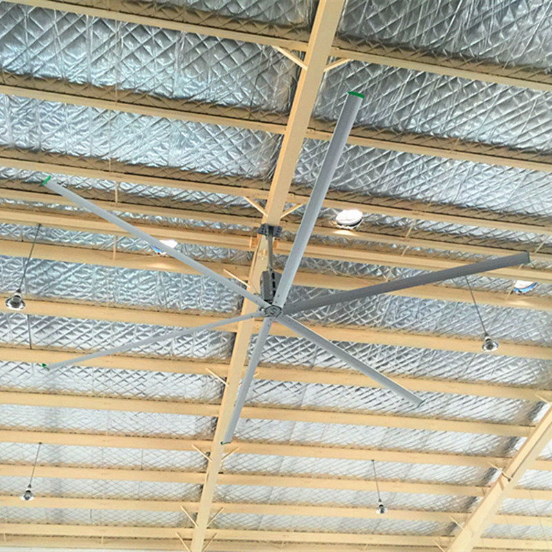 14 Foot 4.2m Large Industrial Ceiling Fans Ventilator Installation CE ...