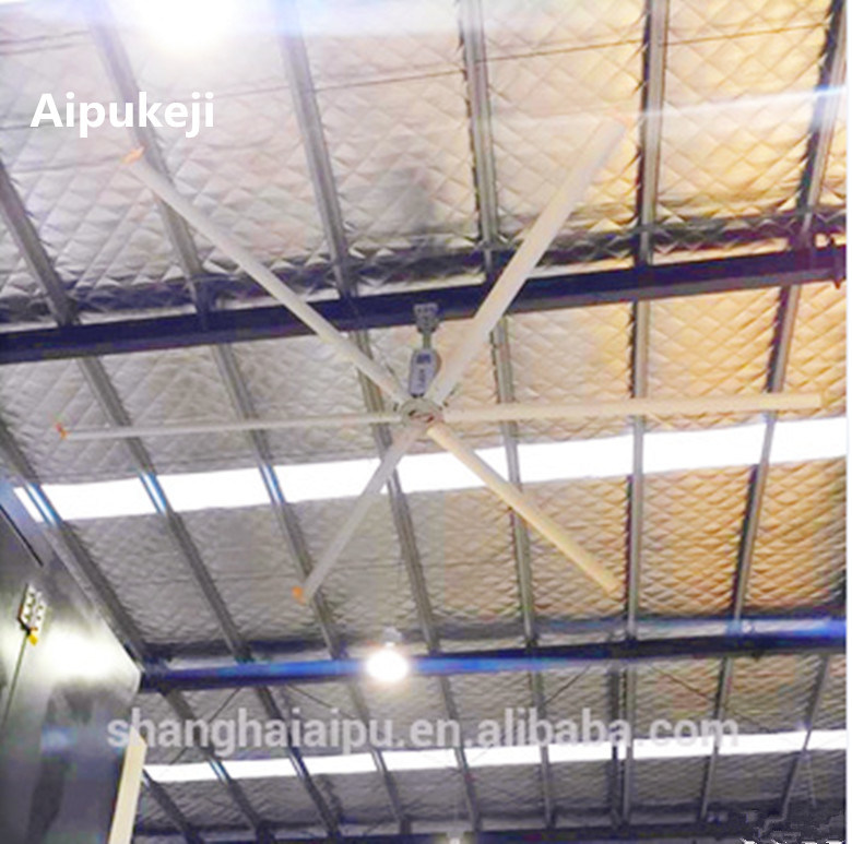 28 FT Giant Ceiling Fan / Ventilation Exhaust Ceiling Fan With Italy ...