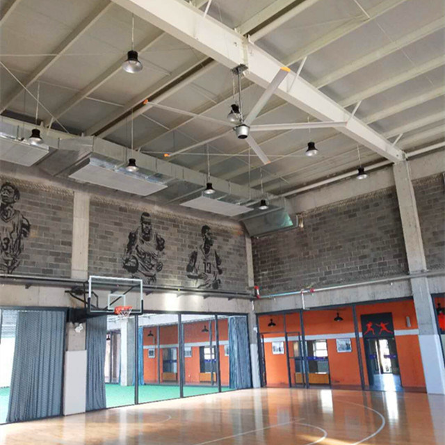 2.4m 8 Foot high efficiency Brushless dc Motor Ceiling Fan For Church